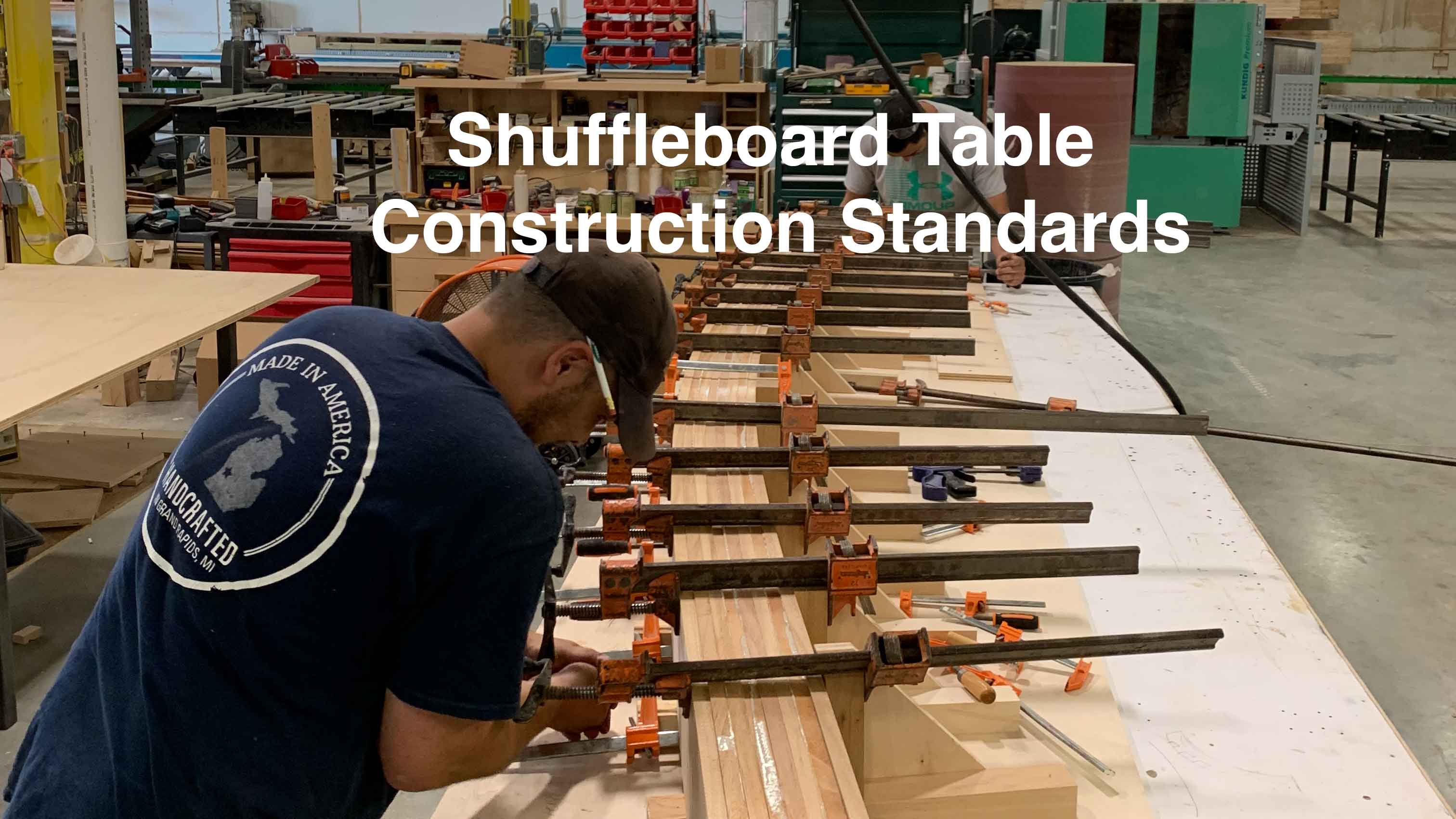 Shuffleboard Table Construction Standards & Materials Guide – McClure ...