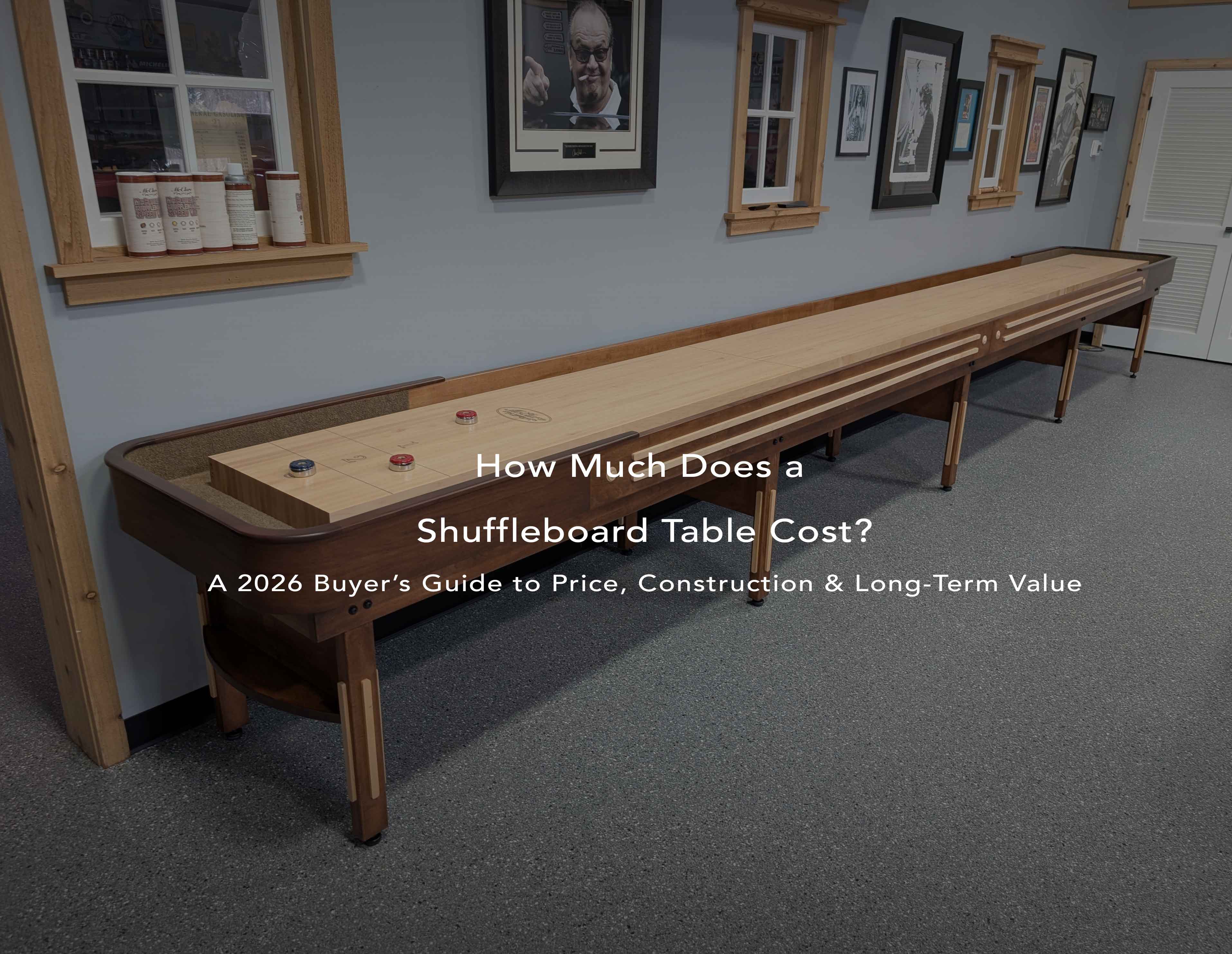 How Much Does a Shuffleboard Table Cost? (2026 Guide) – McClure Tables