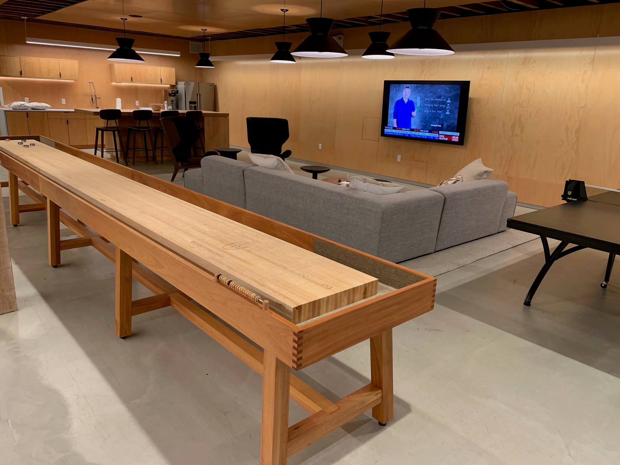Oxford Shuffleboard Tables | Mahogany Contemporary Style | McClure Tables