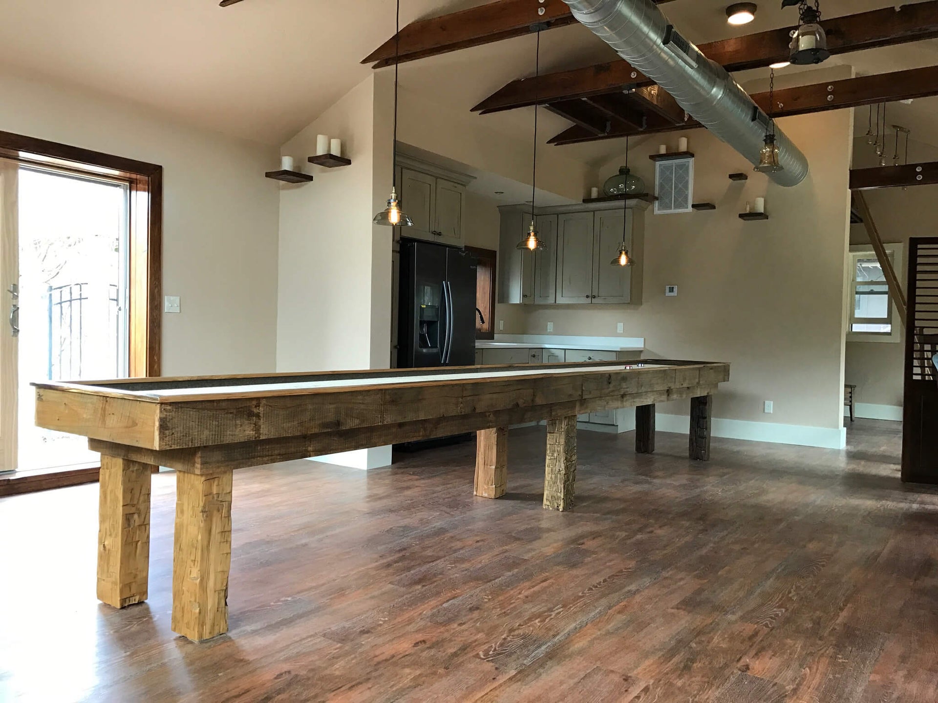 Dakota Shuffleboard Tables | Reclaimed Barn Wood Rustic | McClure Tables