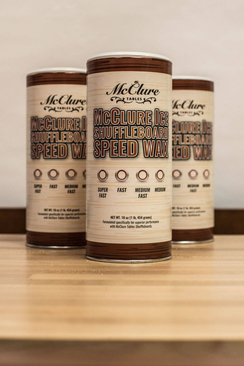 Shuffleboard Table Wax and Spray - Professional Quality – McClure Tables