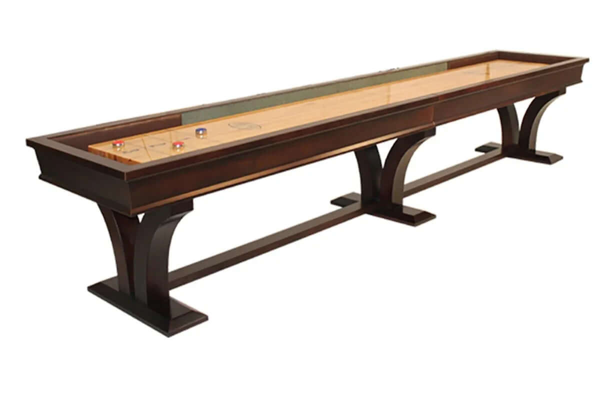14' Veneto Maple Shuffleboard Table | McClure Tables