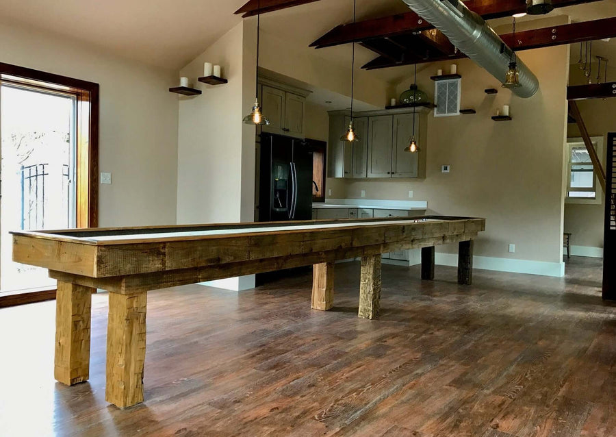 Handcrafted Shuffleboard Tables Built in Michigan | McClure Tables