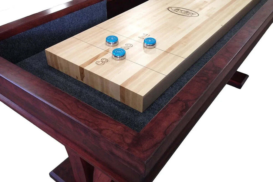 12 Foot Veneto Cherry Shuffleboard Table | McClure Tables | Custom