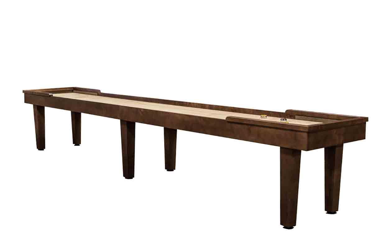 16 Foot Hamilton Maple Shuffleboard Table | McClure Tables